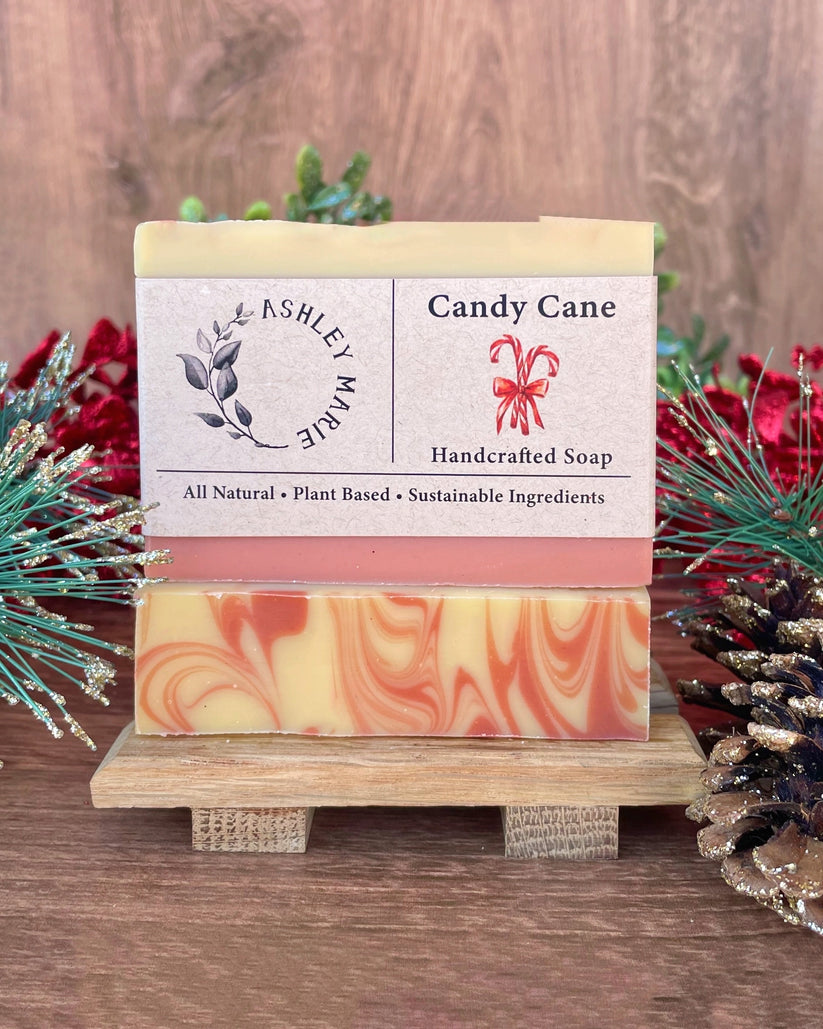 Candy Cane Soap – Ashley Marie Soap