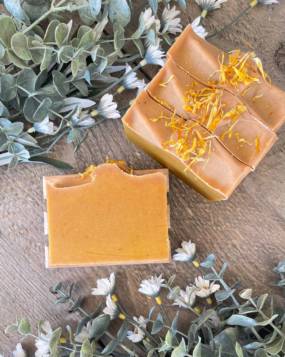 Tea Tree Turmeric Soap – Soothing Natural Bar | Ashley Marie Soap